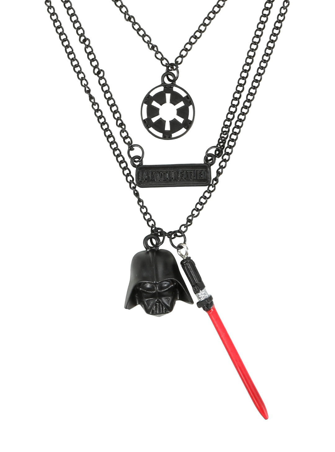 Darth Vader layered necklace at Hot Topic - The Kessel Runway