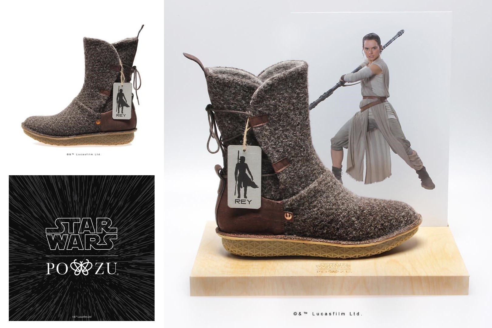 PO-ZU x Star Wars Rey boot preview! - The Kessel Runway