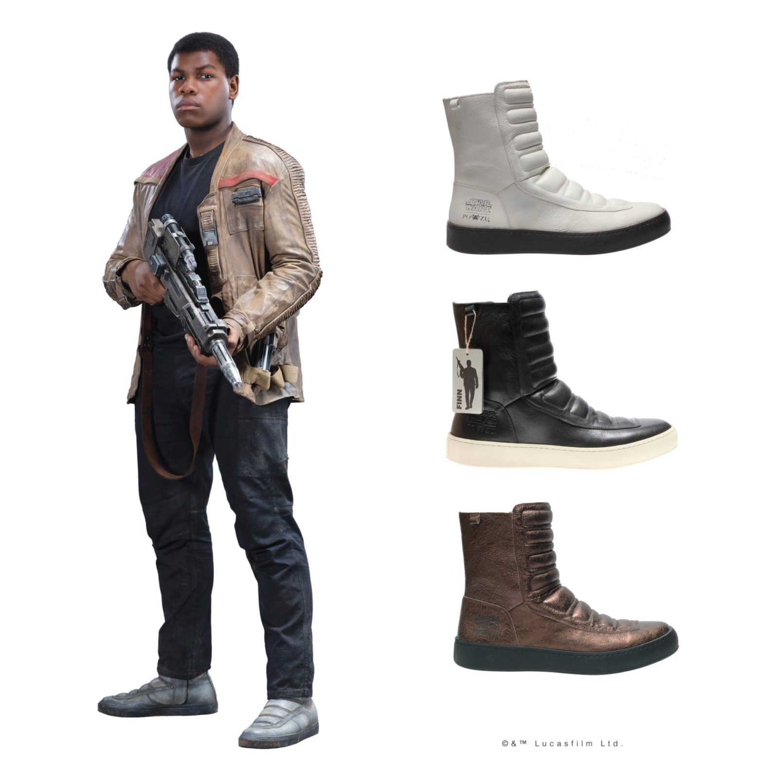 New Po-Zu x Star Wars Finn boot preview! - The Kessel Runway