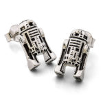 Sterling Silver R2-D2 Stud Earrings - The Kessel Runway