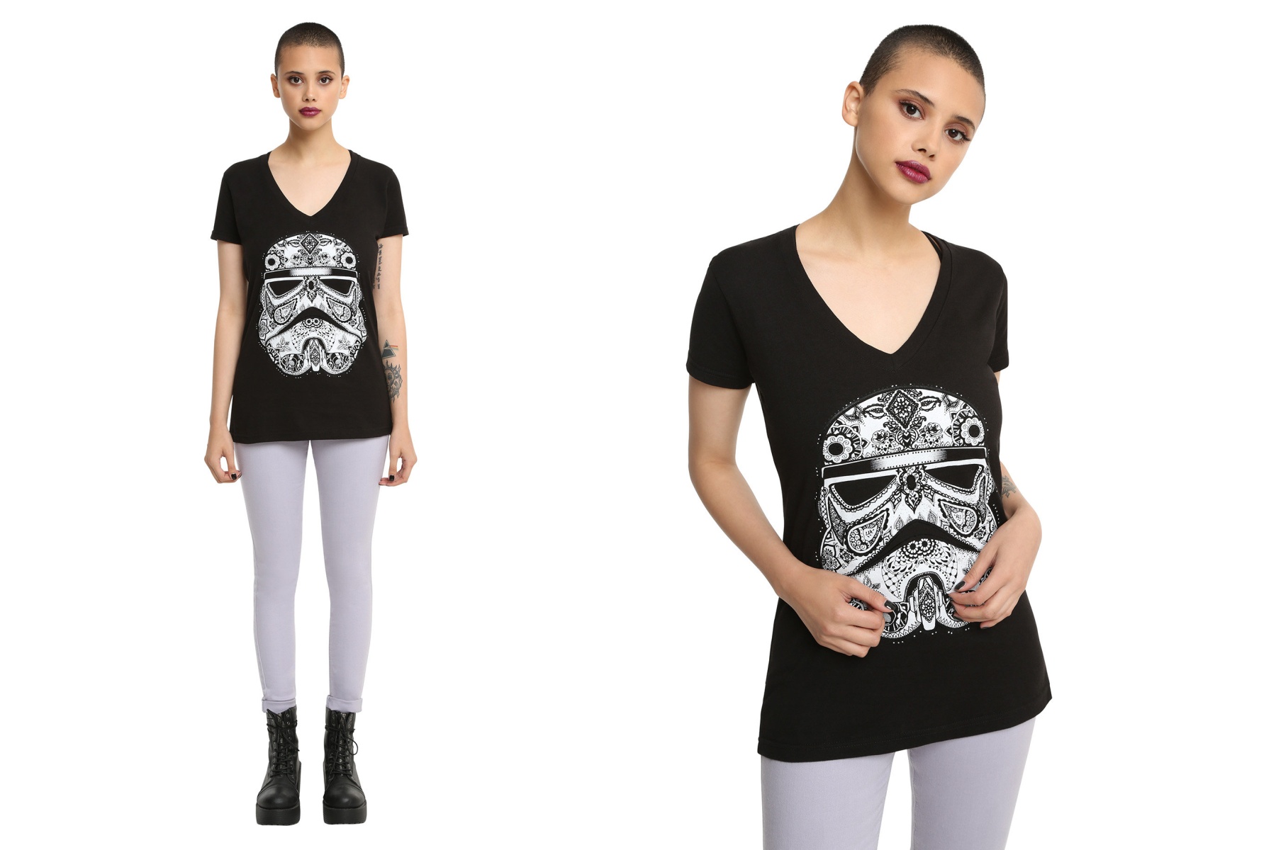 Women's Paisley Stormtrooper Tee at Hot Topic - The Kessel Runway