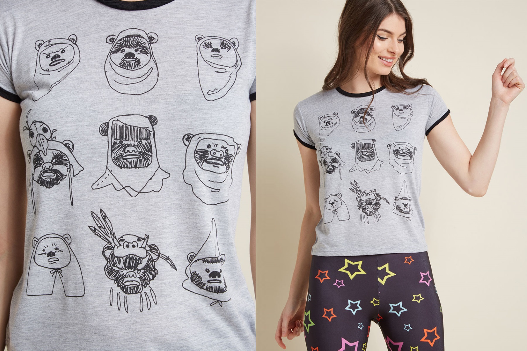 Women's Ewok Sketch Art Tee at ModCloth - The Kessel Runway