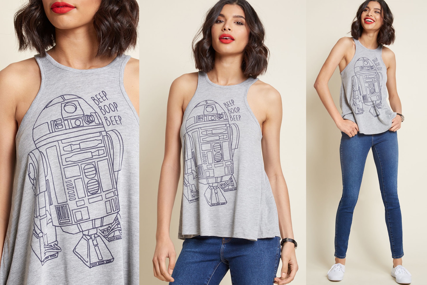 Women's R2-D2 Tank Top at ModCloth - The Kessel Runway