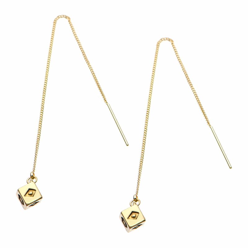Star Wars Solo Dice Threaded Drop Earrings - The Kessel Runway