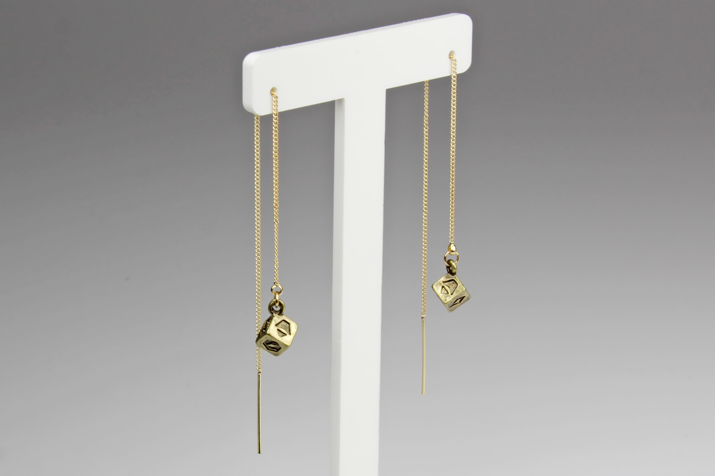 Review - Solo Dice Threaded Drop Earrings - The Kessel Runway