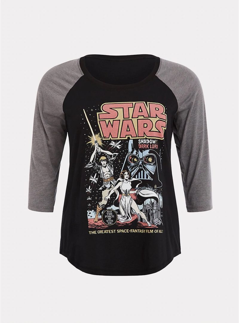 Women's Star Wars Plus Size Raglan Tee - The Kessel Runway