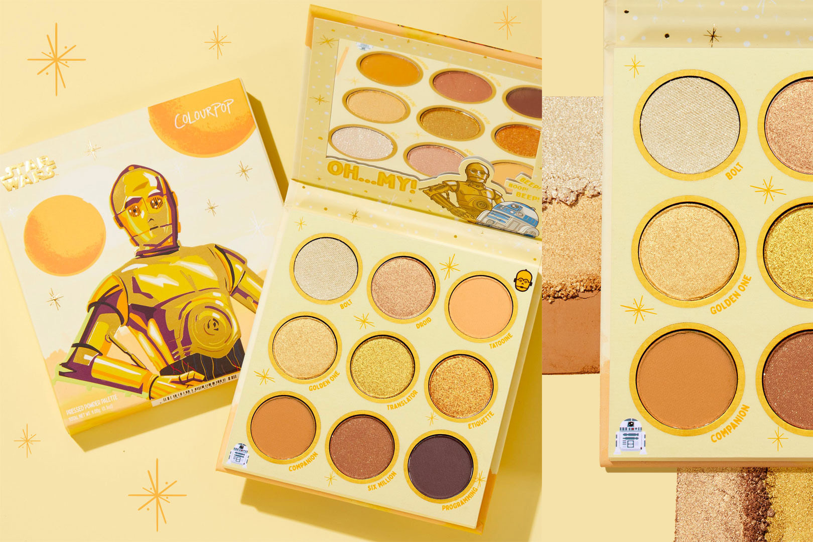 New C-3PO Palette by ColourPop Cosmetics - The Kessel Runway